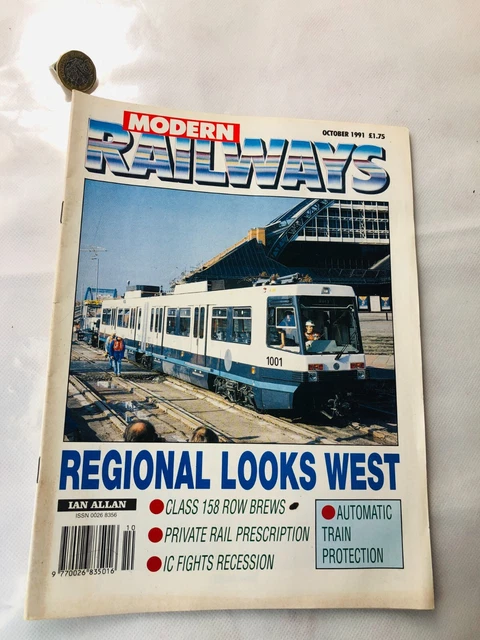 MAGAZINE MODERN RAILWAYS Train October 1991 Mag ra £4.98 - PicClick UK