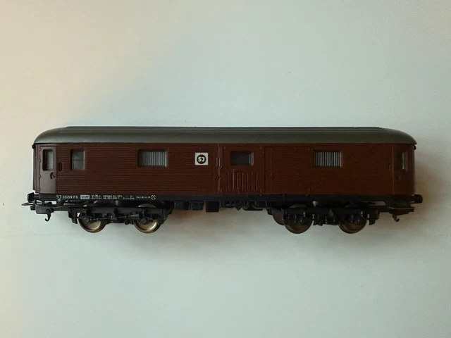 LIMA HO 309335 SJ Baggage Car 55219 In SJ Brown £2.75 - PicClick UK