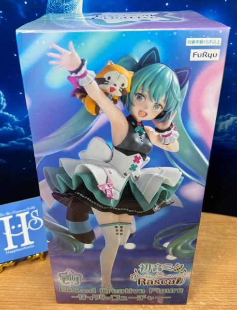 FIGURA HATSUNE MIKU Rascal Exceed Creative Cyber Future FuRyu Nuevo ...