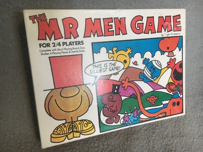 RARE VINTAGE MR Men Board Game Complete In Box By Whitman Dice Kids Toy ...
