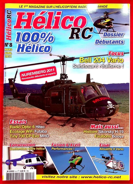 MAQUETTISME - HELICO Rc N° 8 / Bell 204 C Vario - Sikorsky H-19 EUR 6 ...