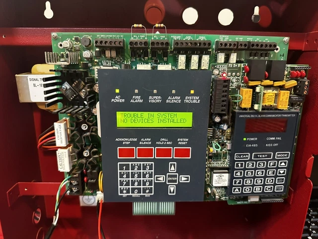 FIRE LITE MS-9200 Panel With Phone Module $450.00 - PicClick