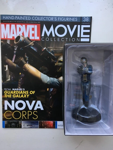 MARVEL PELÍCULA COLECCIÓN Edición 38 Nova Cuerpos Eaglemoss Figura ...