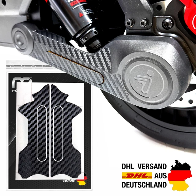 SCHWINGE AUFKLEBER CARBON Optik geeignet für Segway Ninebot MAX G3 D E ...