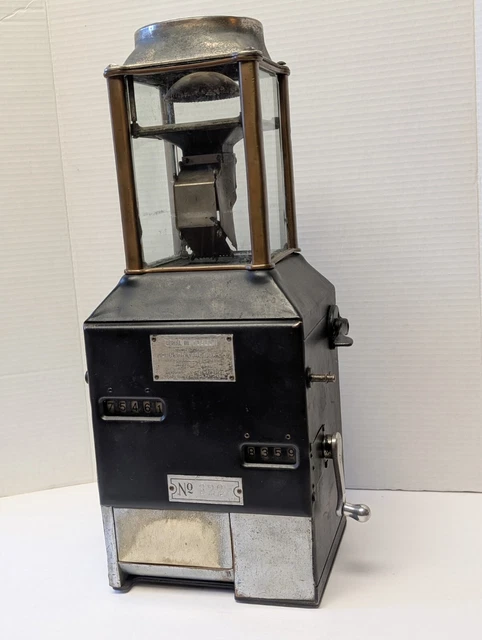 JOHNSON D CRANKER Farebox Trolley Bus Streetcar Coin Machine #71515 c ...