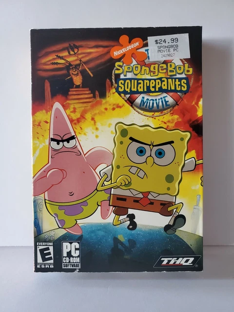 THE SPONGEBOB SQUAREPANTS Movie Nickelodeon PC CD-ROM Game Complete CIB ...