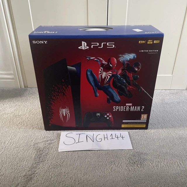 CONSOLE SONY PLAYSTATION 5 PS5 édition limitée - Lot Spider-Man 2. EUR ...
