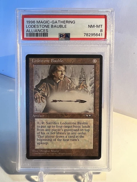 LODESTONE BAUBLE, ANGLAIS MTG Alliances 1996, rare, classé PSA 8 EUR 27 ...