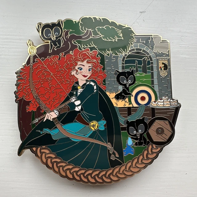 DISNEY MERIDA BRAVE masterpiece Jumbo Fantasy Pin EUR 53,33 - PicClick IT