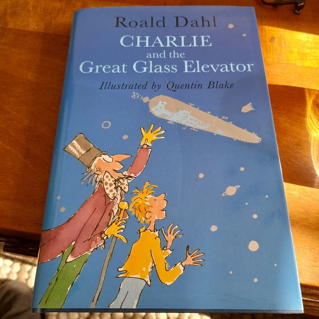 CHARLIE AND THE Great Glass Elevator by Roald Dahl Uncensored Hardback ...