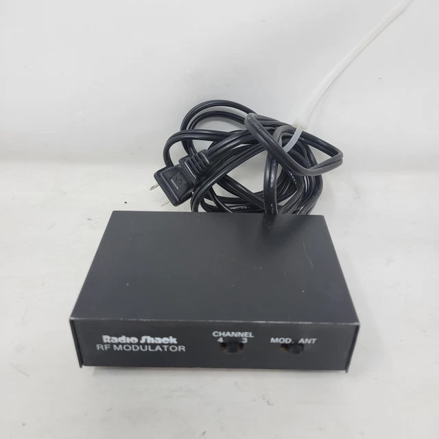 VINTAGE RADIO SHACK TV Video-Computer RF Modulator VHF Converter 15 ...