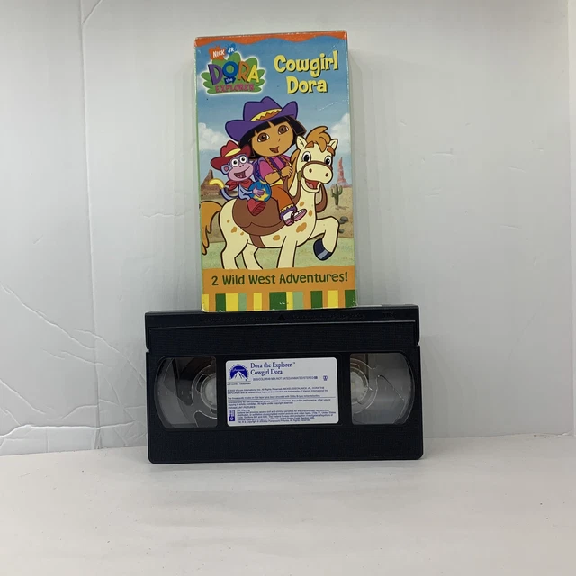 Nick Jr Dora The Explorer Cowgirl Dora Vhs Video Tape 2 Wild West Adventures 11 86 Picclick Ca