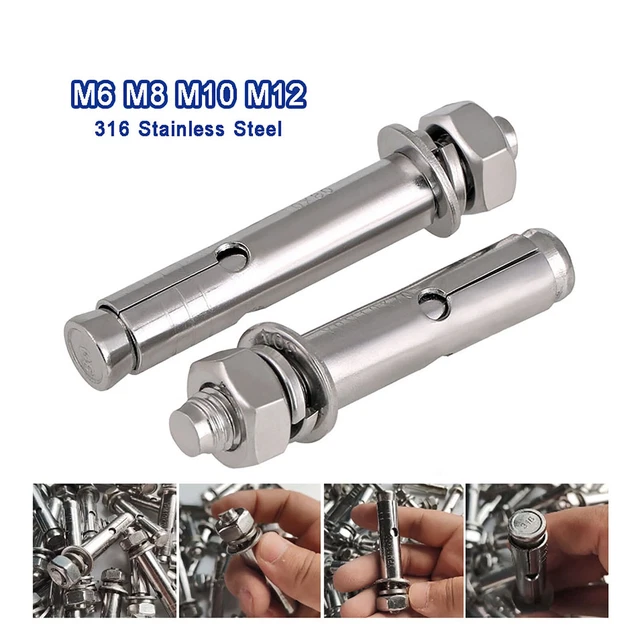 HEAVY DUTY ANCHOR Stainless Steel A4 Steel Slim Heavy Duty Dowels Bolt ...