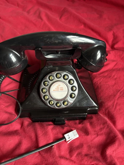 VINTAGE GPO CARRINGTON Rotary Style, Push Dial Telephone Model 1929 ...