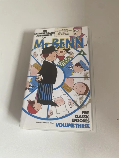 MR BENN VOLUME 3 VHS Video cassette 5 episodes 1992 £9.00 - PicClick UK