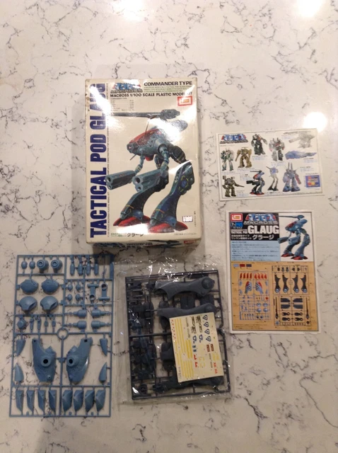 TACTICAL POD GLAUG Commander Type 1/100 scale Plastic (Imai) Macross ...