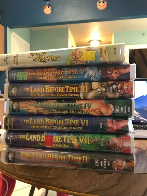 0 HUGE VHS Land Before Time Lot, 7 Movies, INSTANT MOVIE COLLECTION ...