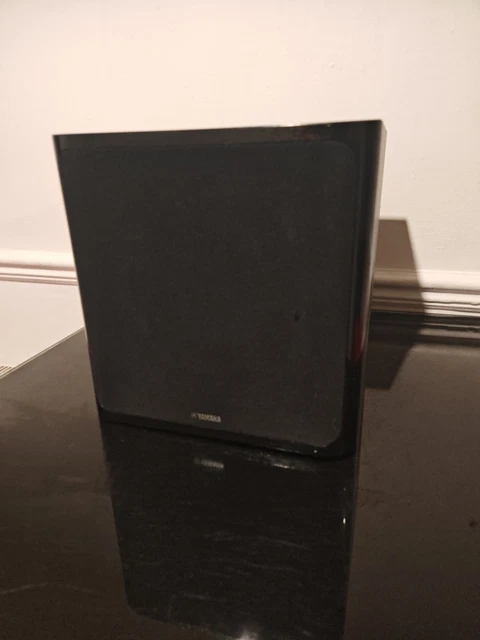 YAMAHA NS-SW20 ACTIVE Powered Subwoofer 50W Compact Bass Speaker Black ...