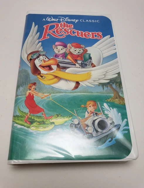 VINTAGE DISNEY THE Rescuers Classic Black Diamond VHS Tape #1399 (1992 ...