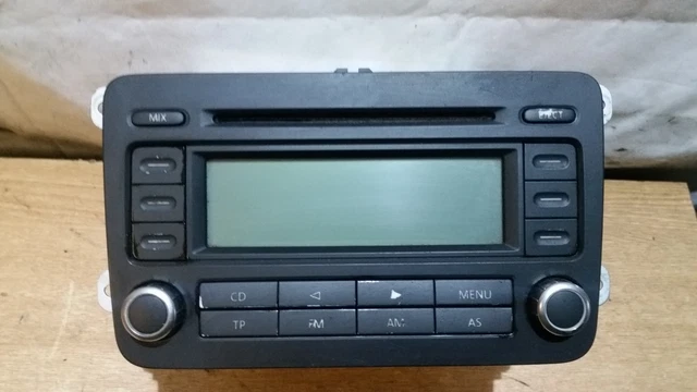 VW TOURAN GOLF Mk5 Rcd 300 Radio Cd Player Head Unit With Code ...