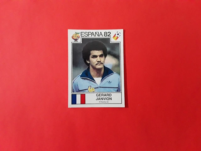 PANINI FOOTBALL ORIGINAL ESPANA 82 GERARD JANVION FRANCE #277 EUR 6,50 ...
