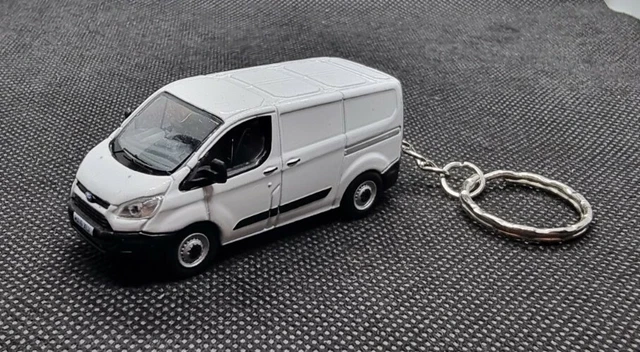 1:76 DIECAST MODEL CARS, ford transit custom van KEYRINGS. GREAT GIFTS ...