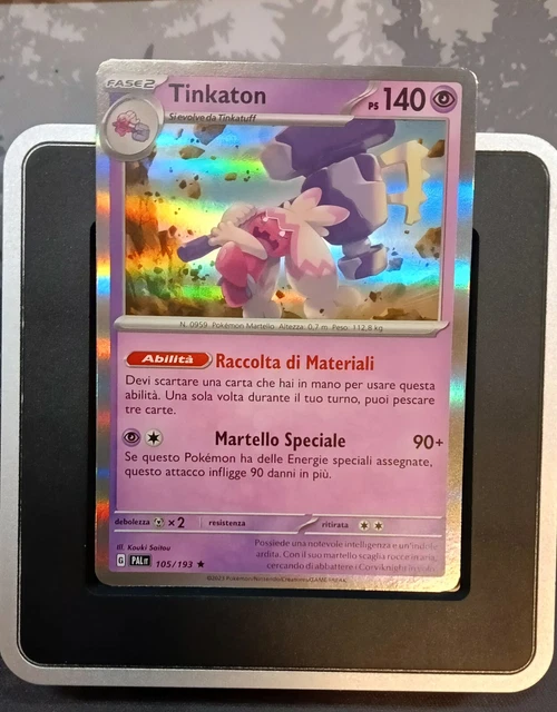 TINKATON 105/193 RARA Holo Reverse in Italiano POKEMON Evoluzioni a ...