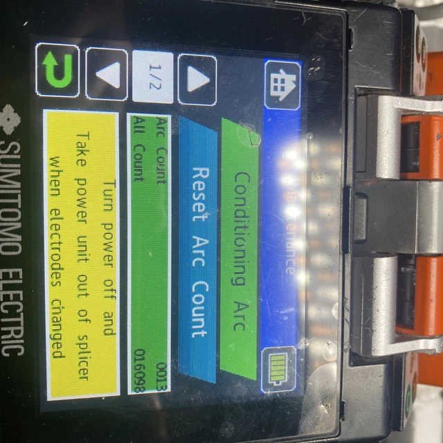 SUMITOMO TYPE 71C Optical Fiber Fusion Splicer Charger EUR 1.439,35 ...