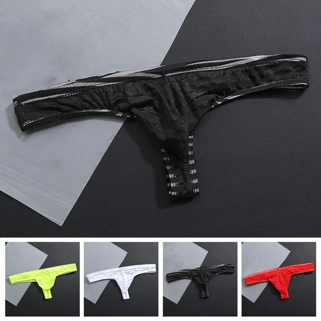 SOUS-V TEMENTS SEXY POUR hommes G String basse hauteur T dos slips voir ...