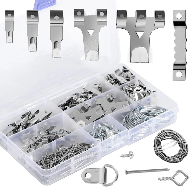 255 PCS CROCHET Tableau Mural Accroche Murale Support Cadre Crochets ...