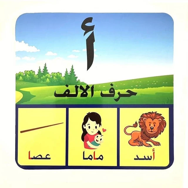 ARABIC ALPHABET FLASH Cards/Snap Classroom Learning/ Letter Formation £ ...