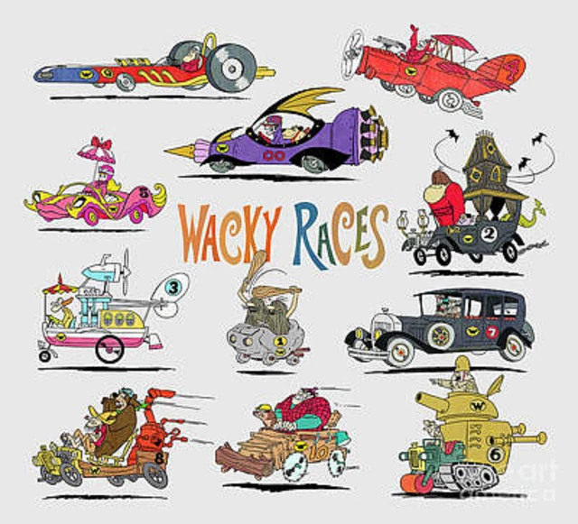 HANNA-BARBERA WACKY RACES COMPLETE SERIES ON 2 DVDs SEE DETAILS EUR 11 ...
