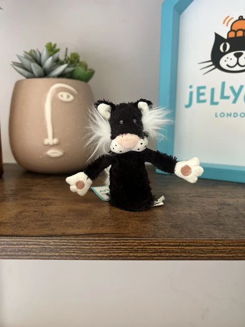 JELLYCAT DODGER ALLEY Cat Finger Puppet Fully Tagged Very Rare and ...