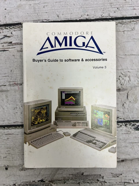 VTG COMMODORE AMIGA Buyer's Guide To Software & Accessories Vol 3 ...