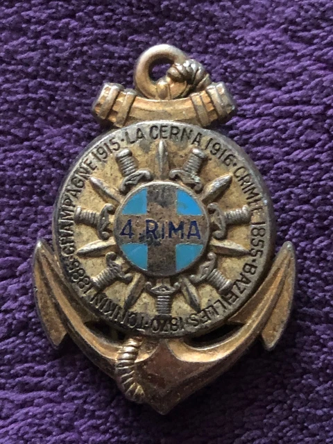 INFANTERIE DE MARINE : ancien insigne du 4eme RIMA EUR 14,90 - PicClick DE