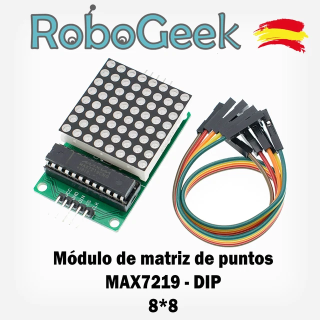 MODULO MATRIZ DE puntos led 8x8 MAX7219 Arduino Matrix Prototipos DIP dip EUR 5,95 - PicClick FR