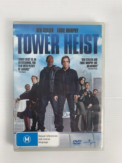 TOWER HEIST BEN Stiller Eddie Murphy DVD R4 Comedy Movie $8.97 ...