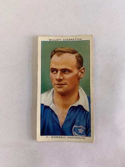 1939 ASSOCIATION FOOTBALLERS Wills's Cigarettes #50 F. WORRALL - Rare ...
