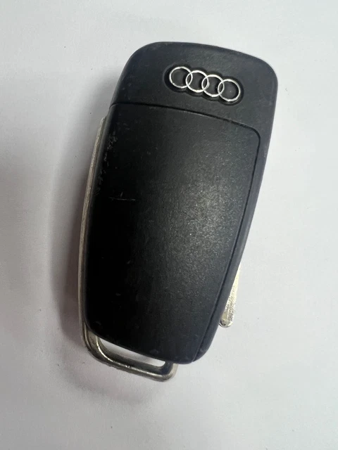 GENUINE AUDI 3 Button Remote Flip Key Fob A1 Q3 Etc Tested & Working ...