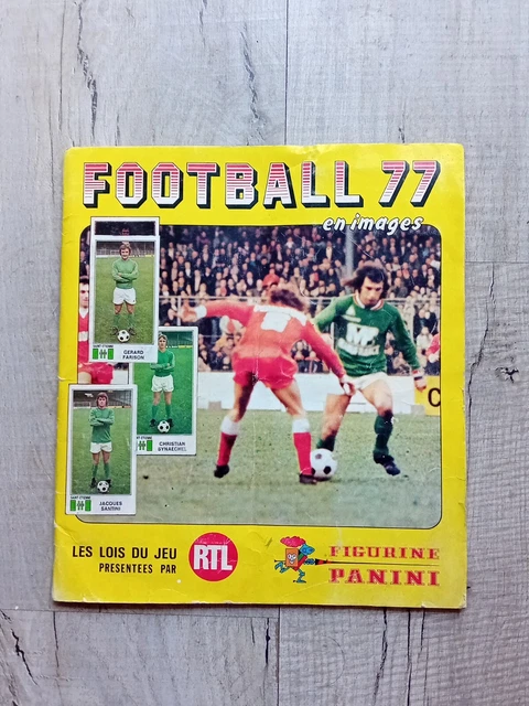 ALBUM FOOT PANINI 1977 Championnat de France Division 1 + Blasons D2 ...
