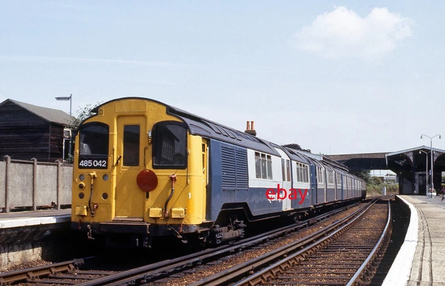 ORIGINAL 35MM SLIDE BR Class 485 no.485042/044 at Ryde St Johns +rights ...