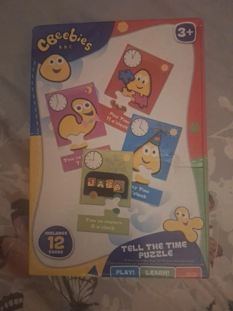 CBEEBIES TELL THE Time Puzzles brand new and boxed includes 12 cards £0 ...