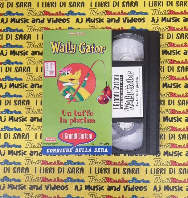 VHS CARTONATA WALLY GATOR UN TUFFO IN PISCINA I GRANDI CARTONI 11 (F262 ...