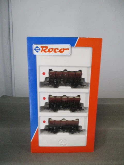 ROCO SPUR H0 44095 Muldenkippwagen-Set der DB 3-teilig in OVP EUR 39,90 ...
