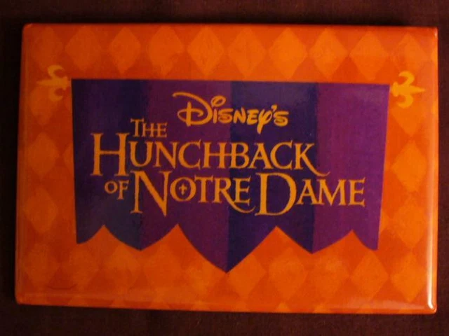 DISNEY SING ALONG Songs The Hunchback of Notre Dame Promo Movie Pin ...