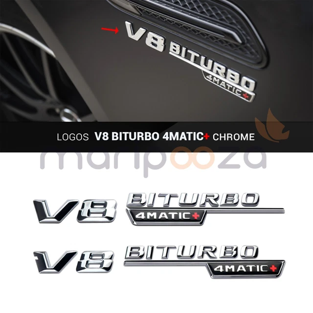 2X LOGOS V8 Biturbo 4Matic+ 200mm Mercedes class A C GLE GLC A45 C63 ...