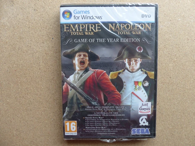 JEU PC EMPIRE / Napoleon Total war Game of the year edition Neuf ...