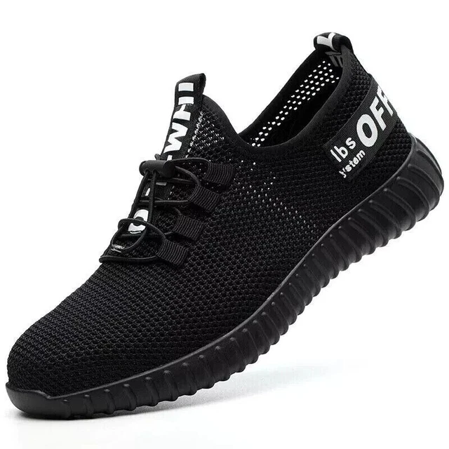 LIGHTWEIGHT SAFETY SHOES Mens/Womens Steel Toe Cap Work Boots Trainers ...