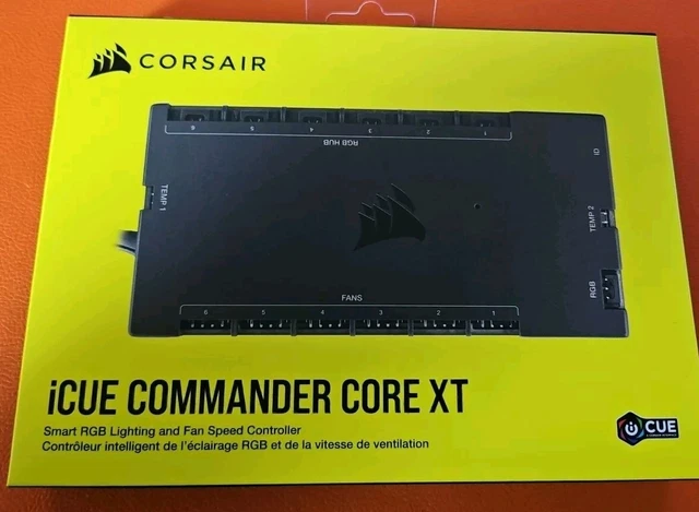 CORSAIR ICUE COMMANDER CORE XT, Digital Fan Speed and RGB Lighting ...