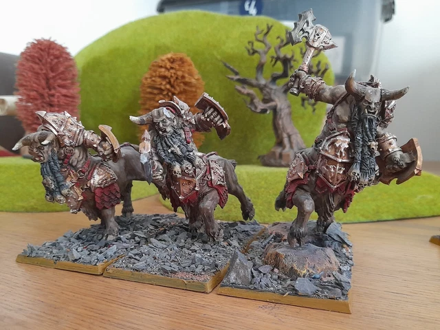 WARHAMMER FANTASY FORGEWORLD Chaos Dwarf Bull Centaur Renders X 3 £62. ...